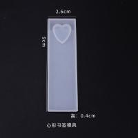 China DIY crystal dropper mold heart-shaped box hollow pendant bookmark mold hanging decoration silicone mold for sale