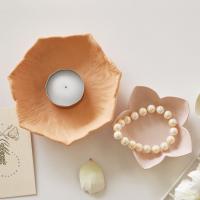 China DIY crystal drip glue five petal flower seven petal flower storage tray aromatherapy gypsum flower dish silicone mold for sale