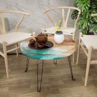 China DIY crystal dropper resin grinding tool, self-made super large circular table decoration, river table silicone mold for sale