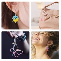 China DIY Dropping Punk Wind Star Earrings Pendant Grinding Hollow Butterfly Keychain Pendant Silicone Mold for sale