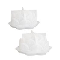 China DIY Crystal Dropping Gel Mirror Size Lotus Jewelry Grinding Aromatherapy Gypsum Candle Flower Silicone Mold for sale