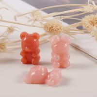 China Mini 45 grid cartoon teddy bear bunny mouse fire paint wax gummy candy mold full page teddy bear silicone dropper mold for sale