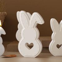 China Easter Suture Rabbit Silicone Mold DIY Aromatherapy Candle Gift Rabbit Ornament Gypsum Mold for sale