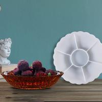 China DIY Crystal Dropping Glue Mold Large Lace Dish Fruit Storage Dish Silicone Mold Manufacturer Wholesale for sale