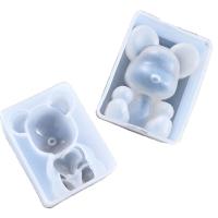 China Dropping Mold Sleep Baby Violent Bear Rabbit Dog Six Bear High Mirror Silicone Molds for sale