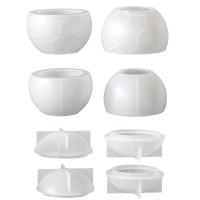 China Cross border popular sports style football basketball storage can mold, aromatherapy candle cup, gypsum silicone mold for sale