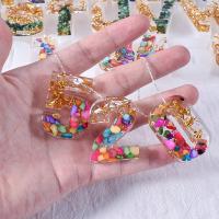 China DIY crystal dropper mold with hole free and perforated numbers and letters full page pendant jewelry silicone mold for sale