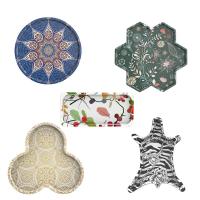 China DIY crystal dropper shaped tray mold, multiple trays, fruit trays, plates, ornaments, silicone molds for sale