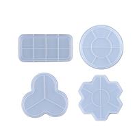 China DIY crystal dropper shaped tray mold, multiple trays, fruit trays, plates, ornaments, silicone molds for sale