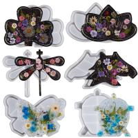China DIY Crystal Dropping Gel Butterfly Dragonfly Turtle Horsehead Lotus Clover Storage Box Silicone Mold for sale
