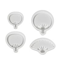 China DIY Crystal Dropping Resin Hand Pendant, Multiple Fans, Flowing Sand Pendant, Keychain, Silicone Mold for sale