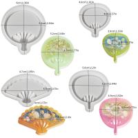 China DIY Crystal Dropping Resin Hand Pendant, Multiple Fans, Flowing Sand Pendant, Keychain, Silicone Mold for sale