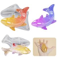 China Crystal dropper 3D resin carp goldfish ornament DIY candle aromatherapy gypsum silicone mold for sale