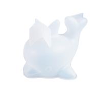 China DIY crystal dropper mold 3D three-dimensional dolphin cartoon cute decoration silicone mold wholesale for sale