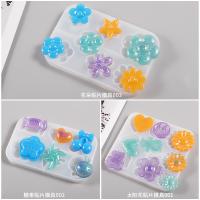 China DIY crystal dropper hair clip ring bracelet silicone mold flower windmill fruit heart patch grinder for sale