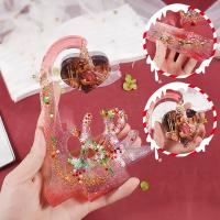China Crystal Drip Glue Mirror Resin LOVE Love Picture Frame Pendant Platform Silicone Mold DIY Gypsum Grinding for sale