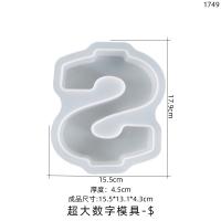 China DIY crystal dropper resin mold 123456789 $Alara digital symbol table silicone mold for sale