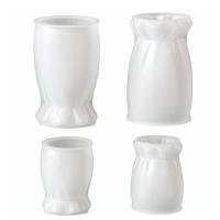 China Ins Fengfu Bag Vase Silicone Mold Handmade DIY Aromatherapy Gypsum Cement Flower Arrangement Device Storage Can Decoration Mold for sale
