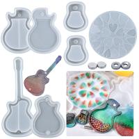 China DIY crystal dropper mold guitar storage box mold hanging decoration silicone mold spot wholesale for sale