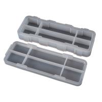 China DIY Crystal Dropping Gel Mold Stationery Box Mold Learning Supplies Office Stationery Box Silicone Mold for sale