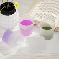 China Dropping glue mixing tool cup DIY gypsum candle liquid capacity cup 50ml graduated silicone cup mold for sale