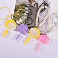 China Crystal Drip Glue Japanese Wind Chime Flowing Sand Mold Little Bear Smiling Face Flowing Sand Pendant Keychain Silicone Mold for sale