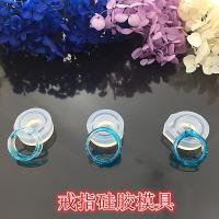 China Source Factory Crystal Dropping Mold Craft Arc Irregular Face Ring DIY Silicone Mold for sale
