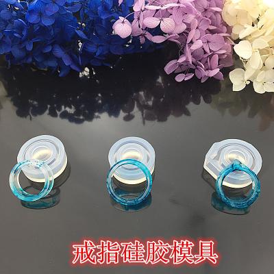 China Source Factory Crystal Dropping Mold Craft Arc Irregular Face Ring DIY Silicone Mold for sale