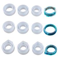 China Source Factory Crystal Dropping Mold Craft Arc Irregular Face Ring DIY Silicone Mold for sale