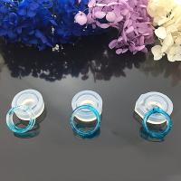 China Source Factory Crystal Dropping Mold Craft Arc Irregular Face Ring DIY Silicone Mold for sale