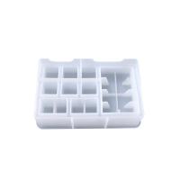 China DIY crystal dropper molds, multiple beautiful and creative lipstick storage boxes, silicone molds, spot wholesale for sale