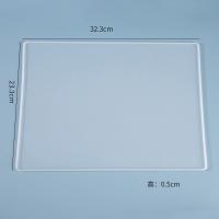 China DIY Crystal Dropping Glue Mold Writing Board Writing Stationery Desk Mat Platform Mirror Silicone Mold for sale