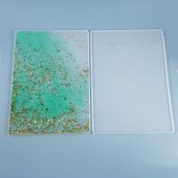 China DIY Crystal Dropping Glue Mold Writing Board Writing Stationery Desk Mat Platform Mirror Silicone Mold for sale