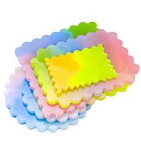 China DIY crystal dropper mold, table decoration, square lace table, mirror silicone mold for sale