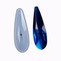 China DIY crystal dropper silicone mold new 3D crystal pendant with hole 3D pendant mold for sale