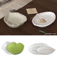China Cross border popular dish silicone mold DIY aromatherapy resin leaf tray ornament gypsum mold for sale