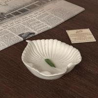 China Cross border popular dish silicone mold DIY aromatherapy resin leaf tray ornament gypsum mold for sale