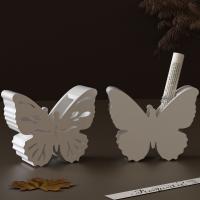 China Manufacturer direct sales silicone mold wholesale DIY hollow flat butterfly vase decoration gypsum mold for sale