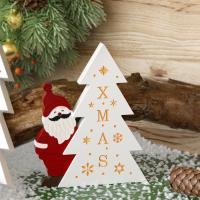 China Santa Claus Christmas Tree Decoration Silicone Mold DIY Christmas Aromatherapy Gypsum Candle Mold for sale