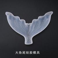 China DIY crystal dropper mold, three-dimensional large fish tail mold, mirror display table, mirror silicone mold wholesale for sale