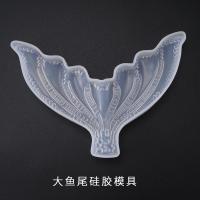 China DIY crystal dropper mold, three-dimensional large fish tail mold, mirror display table, mirror silicone mold wholesale for sale
