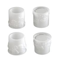 China Gypsum storage jar, flower pot, silicone mold, DIY Santa Claus snowman, candle cup, drip glue mold for sale