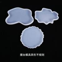 China DIY crystal dropper mold, irregular coaster placement mold, decorative irregular silicone mold for sale
