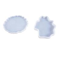 China DIY crystal dropper mold, irregular coaster placement mold, decorative irregular silicone mold for sale