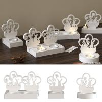 China Easter Hot Candlestick Silicone Mold DIY Flower Grass Rabbit Insert Board Pendant Gypsum Mold for sale