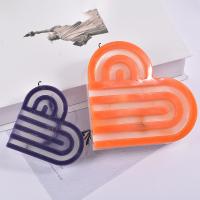 China Dropping glue ins style heart-shaped door candle mold heart-shaped coaster Valentine's Day arch decoration silicone mold for sale