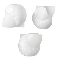 China Embossed pattern moon storage box mold, handmade DIY gypsum cement jewelry box, home decoration silicone mold for sale