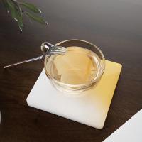 China DIY crystal dropper resin gypsum coaster, round square animal dried flower specimen press mud board silicone mold for sale
