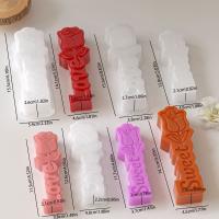 China New Rose, Tulip, Flower Candle Ornament Silicone Mold Aromatherapy Gypsum Dropping Mold for sale