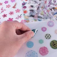China DIY crystal dropper molds, multiple transparent color materials, stickers, dropper production materials, paper for sale